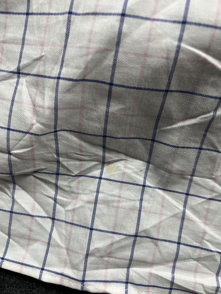 Ralph Lauren Shirt Mens Large White Check Cotton Long Sleeve Button ...