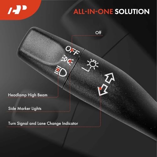 Turn Signal Switch, Headlight Dimmer Parking Light Multifunction Switch ...