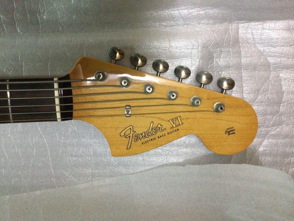 Fender Bass VI Jaguar JazzMaster Sunburst Vintage Rare Baritone Guitar ...