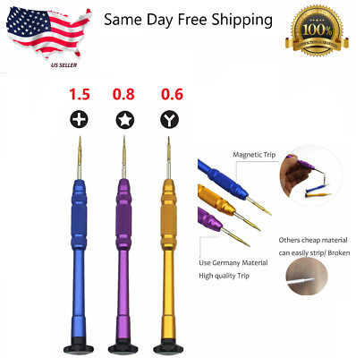 Y0.6mm Tripoint Screwdriver fix iPhone 7 8 XS XR Plus Y000 repair tools ...