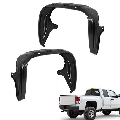 2007-2014 Chevy Silverado Rear Pickup Outer Wheelhouse Inner Fender Set ...