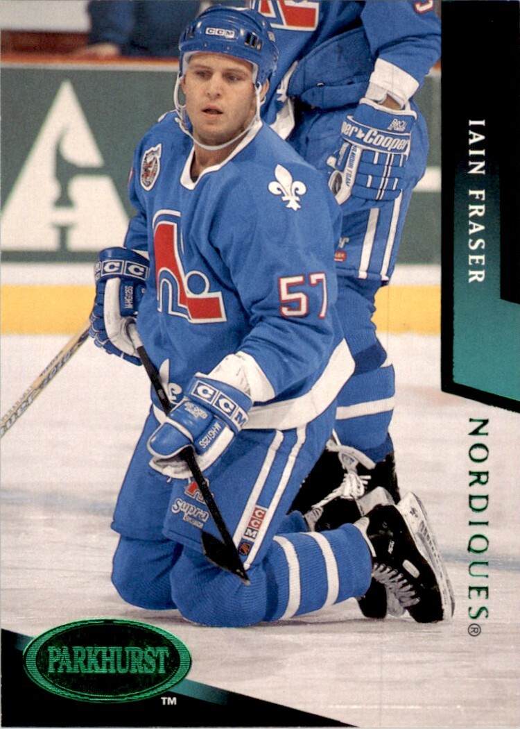 1993-94 PARKHURST IAIN FRASER QUEBEC NORDIQUES #434 | eBay