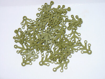 NEW LEGO X40 Small OLIVE Green 4 x 3 Tree Leaf Branch limb Forest ...