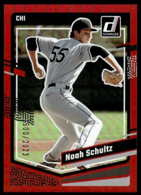 2023 Donruss Holo Red Noah Schultz 1500/2023 Chicago White Sox #126 | eBay