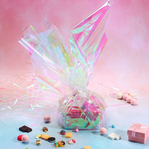 10 Sheets Bouquet Wrapping Paper Transparent Wrap Flower Gift Basket ...