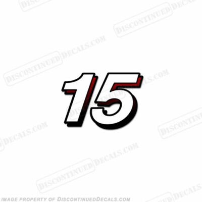 Fits Mercury Single "15" Decal | eBay