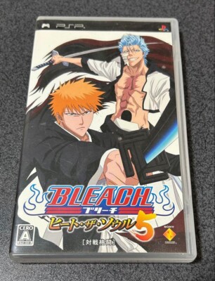 Japan Anime BLEACH PlayStation Portable PSP GAME SOFT Heat the Soul 5 ...