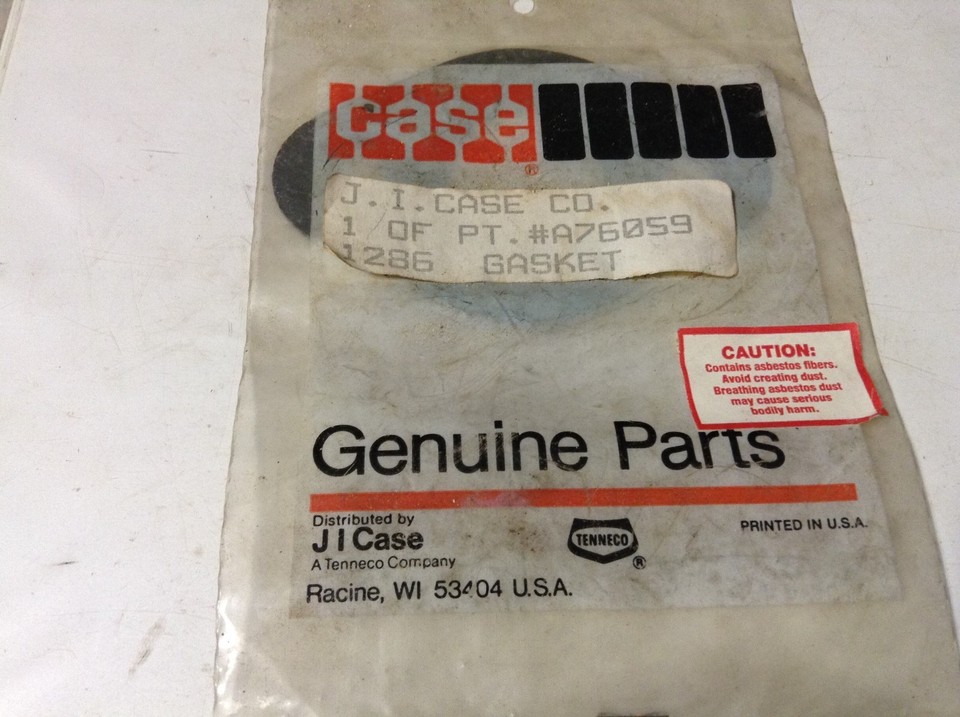 A76059 -A New Gasket For A Case 1270, 1370, 2470, 2670 Tractors, Case ...