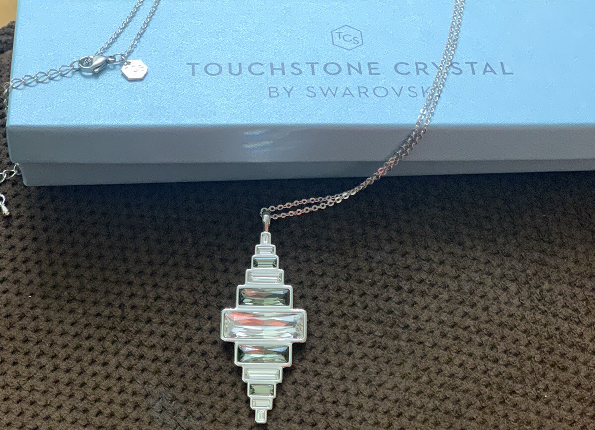 Swarovski Touchstone Crystal Cyclone Pendant | eBay