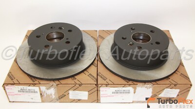 Toyota Camry 07-11 Avalon 08-12 Lexus ES350 07-12 Rear Rotors 42431 ...