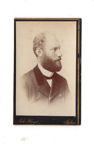 CDV Foto Herrenportrait - Iglau Jihlava 1880er | eBay.de
