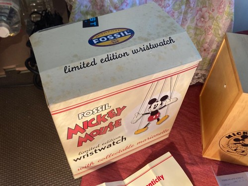 FOSSIL x Mickey Mouse 5000 Limited Edition Wrist Watch Serial Number ...