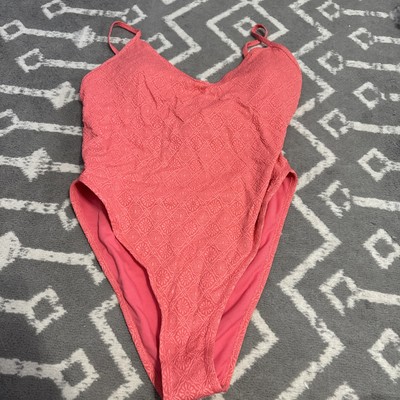 Wild Fable Women's Coral One Piece Swimsuit Sz: S 4/6 | eBay