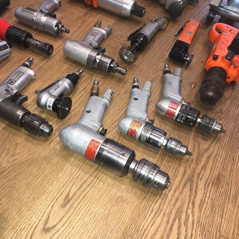 joblot pneumatic air tools used - metalwork, carpentry, woodwork ...