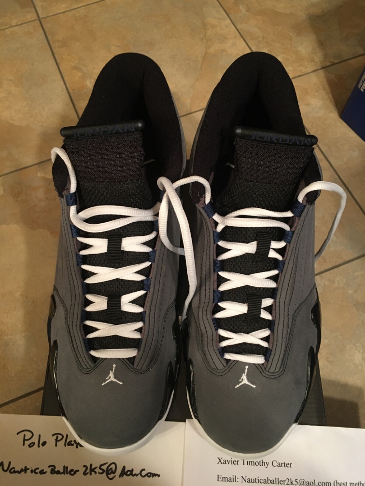 AIR JORDAN 14 RETRO Air Jordan 'Georgetown' XIV `Last Shot` Nike Air ...