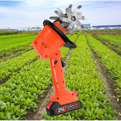 Handheld Electric Mini Tiller Hoe Rotary Cultivator Cordless Tiller ...
