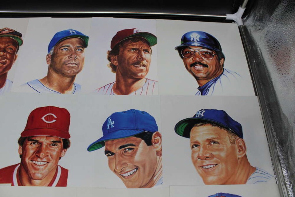 (19) 1989-91 Living Legends Ron Lewis 8x10 Photo Lot #/5000 Mantle/Mays ...