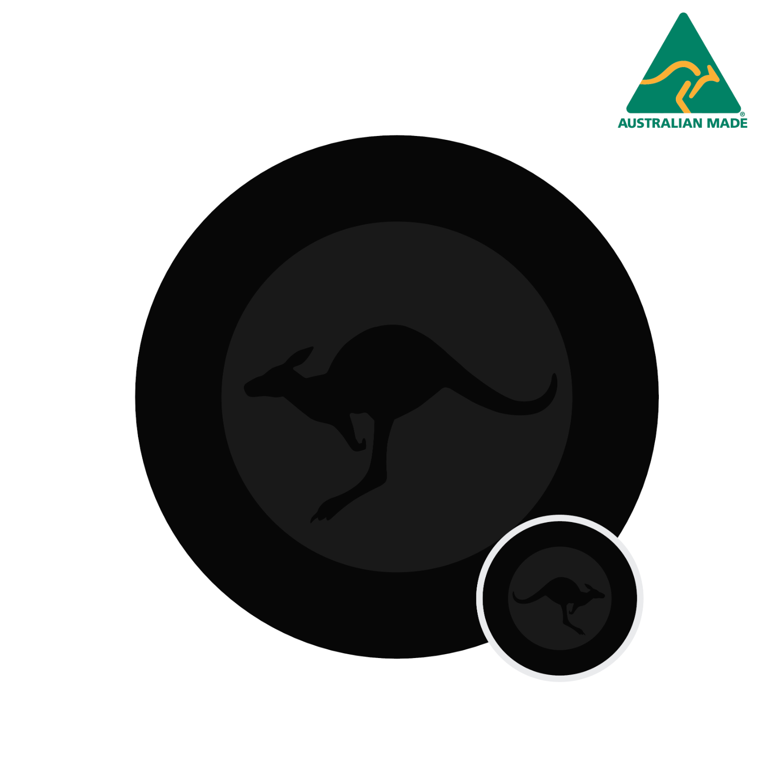 Royal Australian Air Force RAAF Roundel L and R Subdued Vinyl Decals 12 ...
