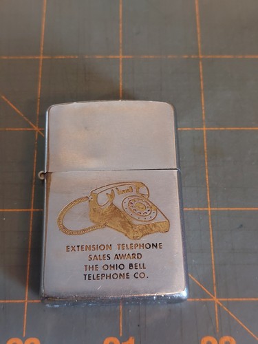 VINTAGE 1961 ZIPPO ADVERTISING Ohio Bell Telephone Sales Award | eBay