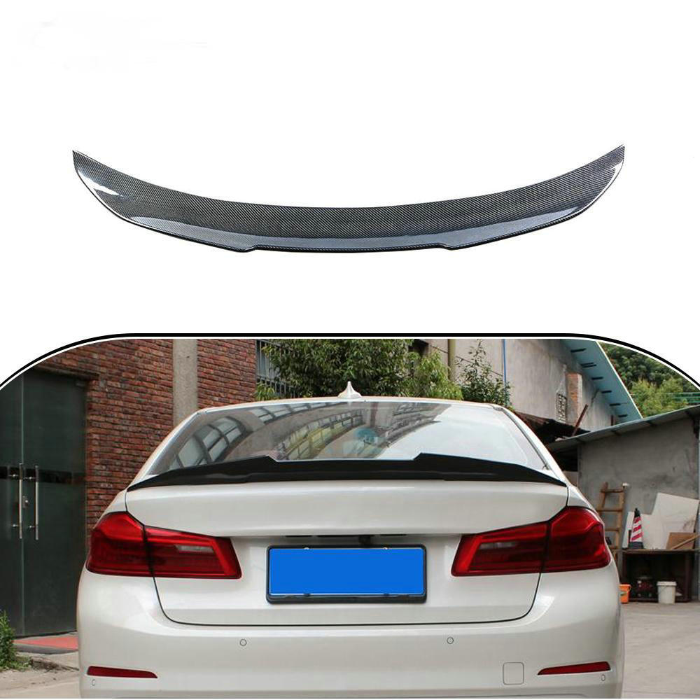 Carbon Fiber Trunk Rear Spoiler For BMW F10 F18 M5 4 Door Sedan 2010 ...
