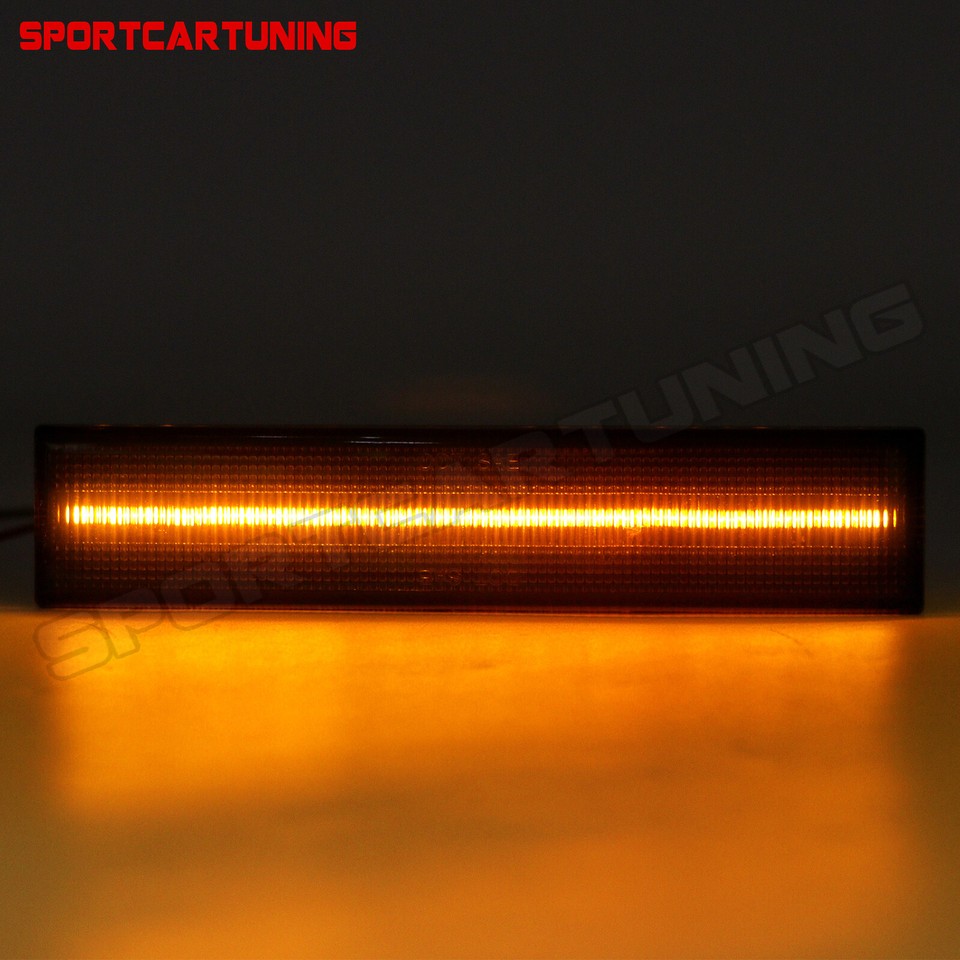 For 1986-1992 Toyota Supra Mk.3 Smoked LED Front Rear Bumper Side ...