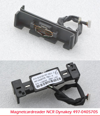 Magnetic Card Reader NCR Dynakey 497-0405705 MSR-3 Black MK5 | eBay ...