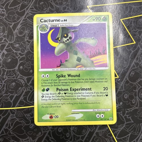 Cacturne 42/127 - Platinum - Uncommon - Pokemon Card TCG - | eBay