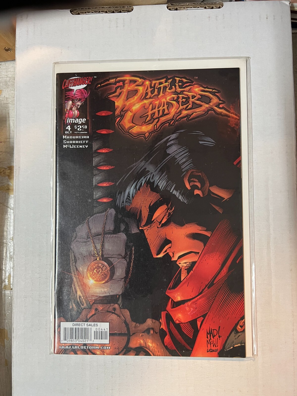 Image Comics Wildstorm Cliffhanger Battle Chasers #4 1998 Cover D ...
