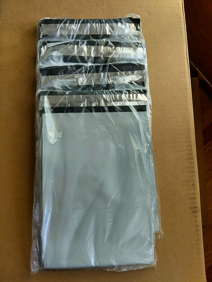 200 Premium #2 7.5 x 10.5 Inch White Poly Mailers Plastic Shipping Bags ...