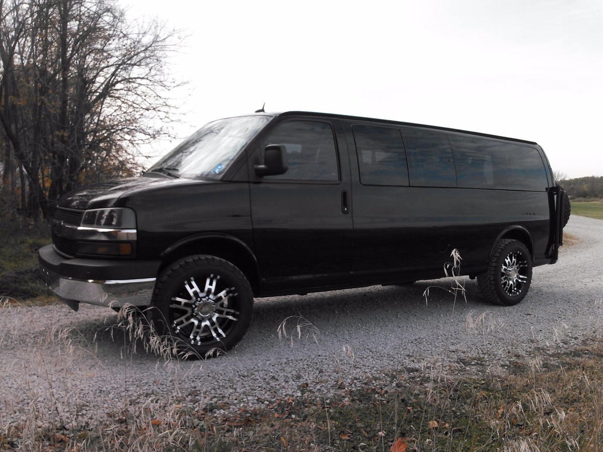 Lifted Chevy Van