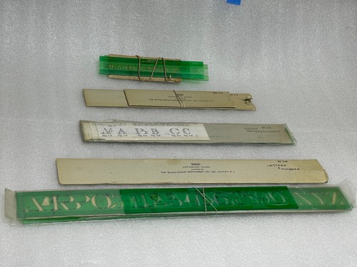 Vintage Wrico Lettering Guide for Scriber Lettering or Drafting | eBay