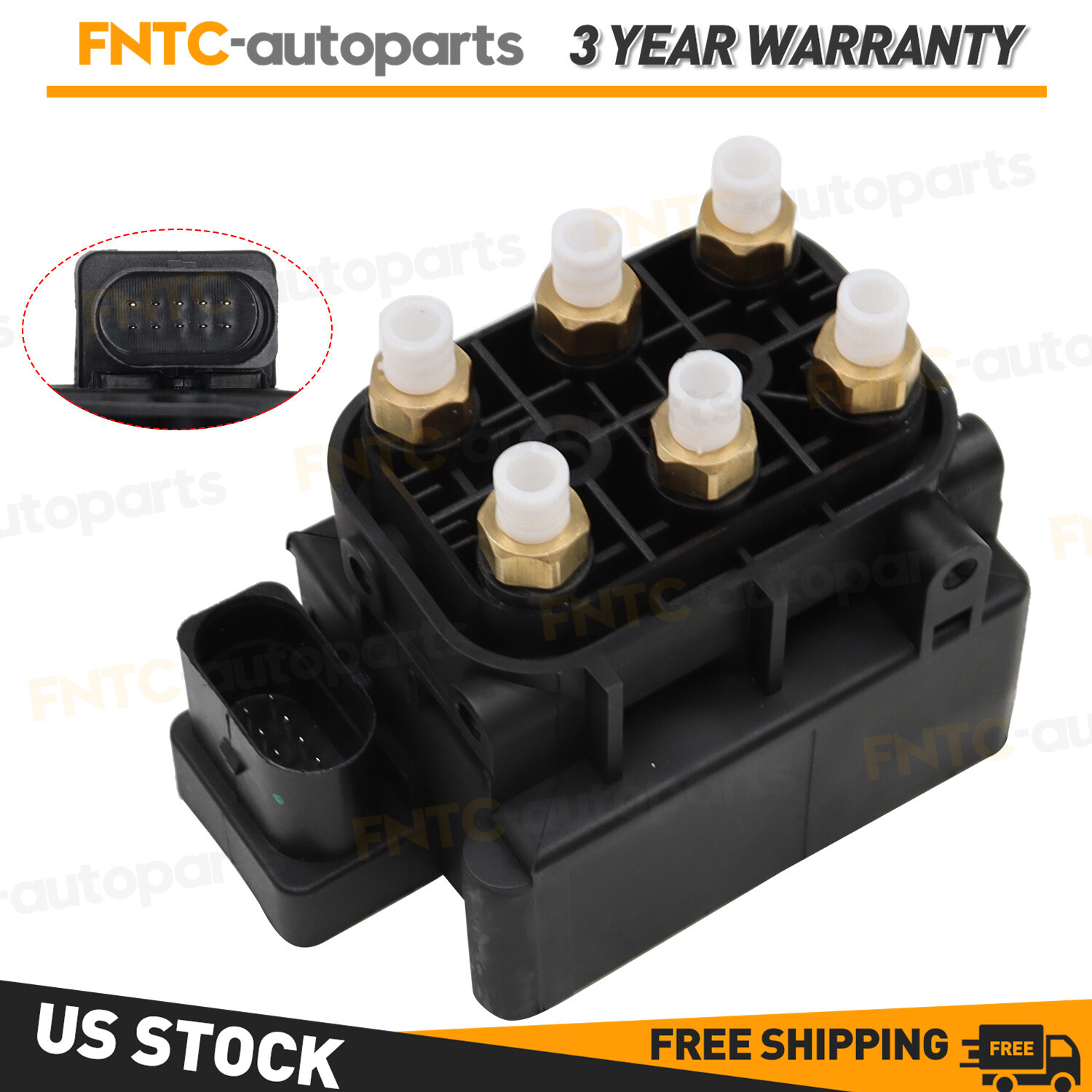 7L0698014 Air Suspension Solenoid Valve Block For Audi Q7 Jeep Touareg ...