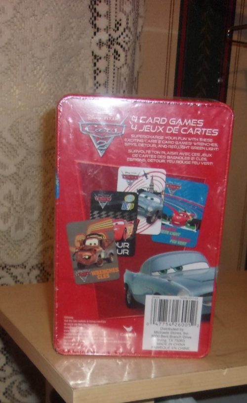 Disney CARS 2 Card Games in Tin 4 Different Games with 4 Decks Pixar | eBay