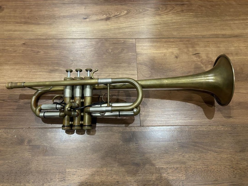 Monette C Trumpet Handcrafted Brushed Satin Finish Rare Chicago model ...