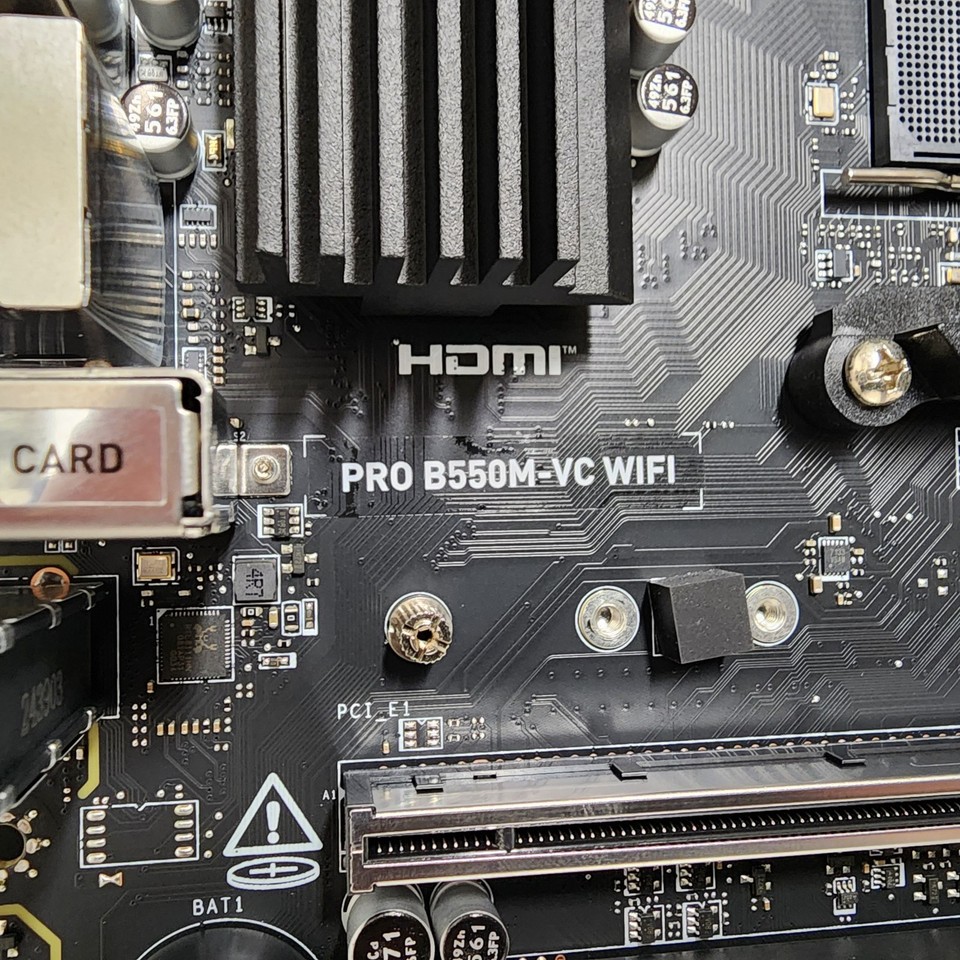 UPDATED BIOS MSI PRO B550M-VC WIFI AM4 DDR4 mATX Motherboard ...