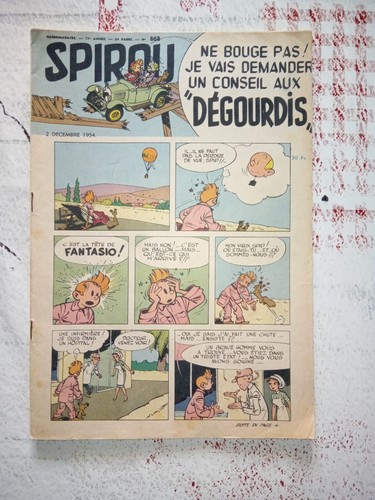 Journal de Spirou 868 - 17 Année 1954 - FRANQUIN - complet de ses 24 pages | eBay