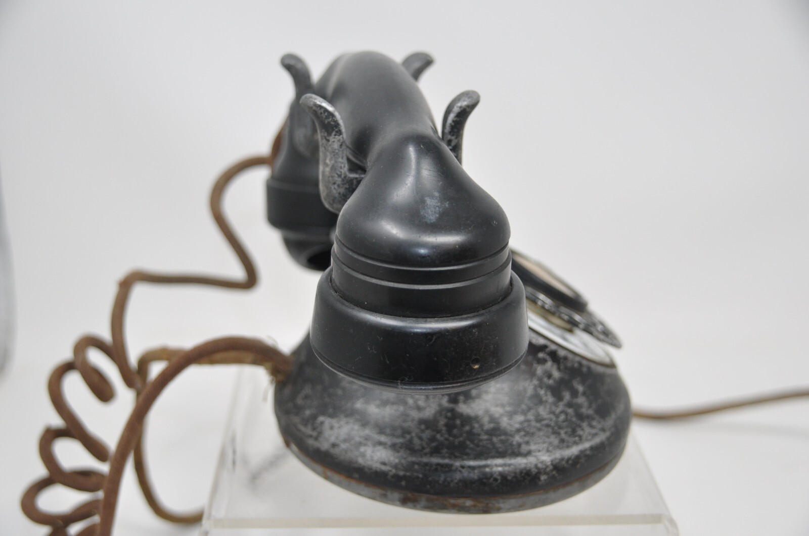 Antique Vintage WESTERN ELECTRIC 202 D1 Desk Telephone Rotary Dial & E1 ...