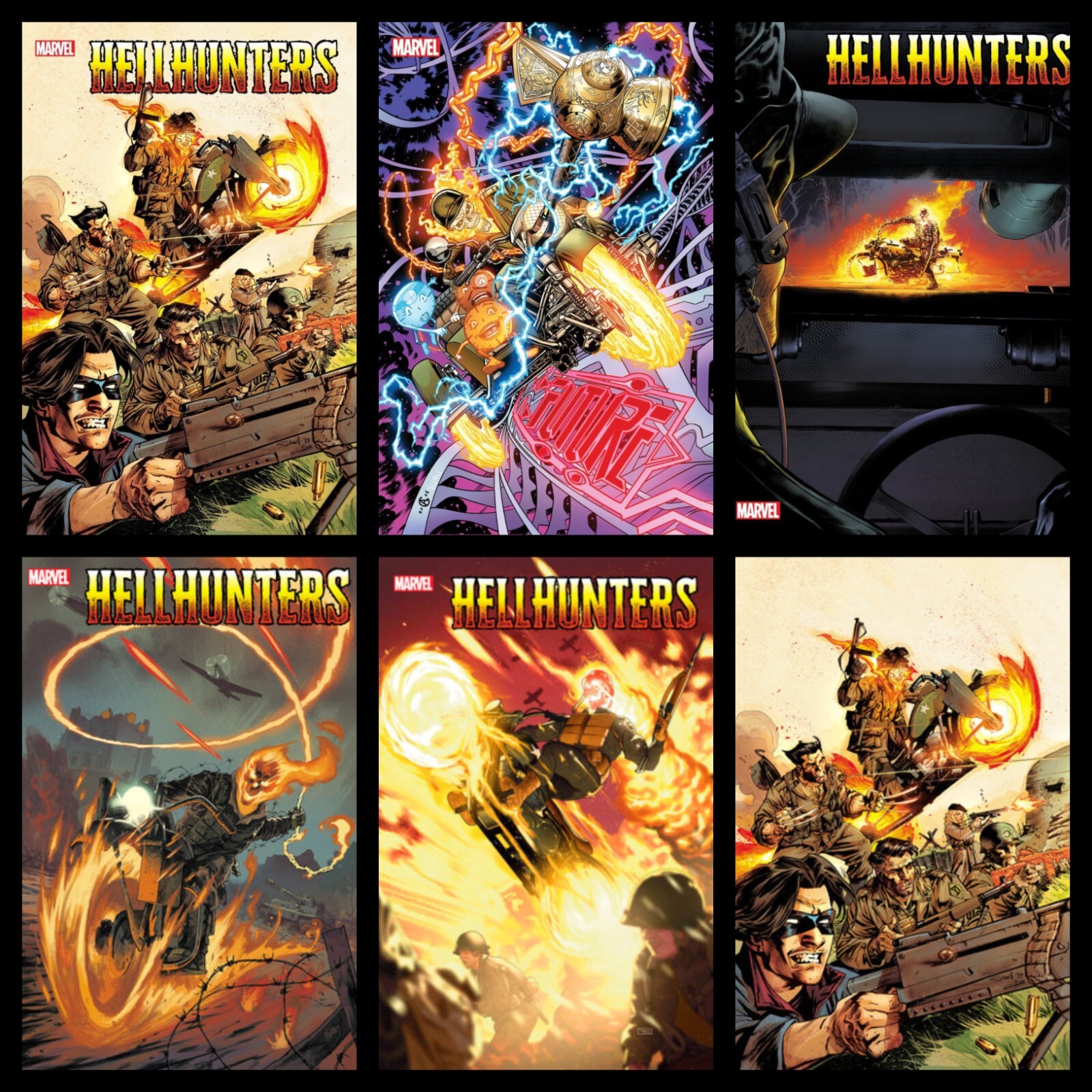 HELLHUNTERS #1 MARVEL SET/INDIVIDUALS/VARIANTS 1:25 1:100 12/26 NM | eBay