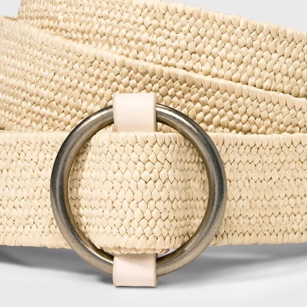 NEW Women's Woven Belt - Ava & Viv™ Beige - Size 1X/2X | eBay