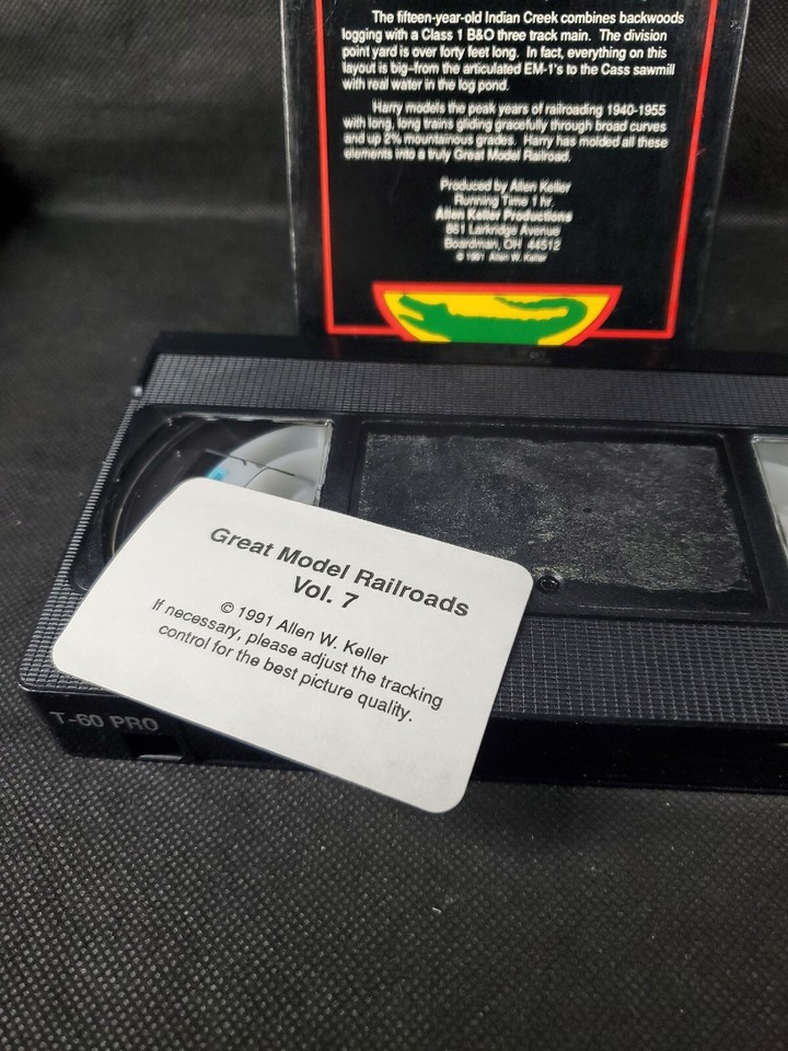 AK GREAT MODEL RAILROADS VOLUME 7 ALLEN KELLER PRODUCTIONS VHS VIDEO ...