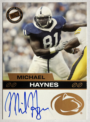 2003 Press Pass Autographs Bronze #23 Michael Haynes Auto Bears | eBay