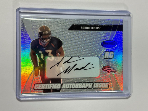 2003 ADRIAN MADISE ROOKIE AUTO BOWMANS BEST DENVER BRONCOS | eBay
