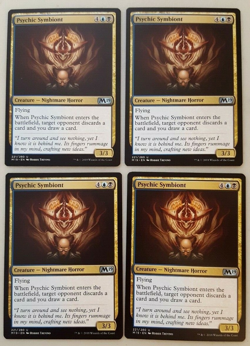 [4x] Psychic Symbiont M19 MTG Magic The Gathering NM Playset | eBay