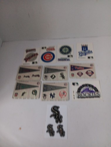 Vintage MLB Vending Machine Sticker Lot Of 11, Holographic Prism | eBay