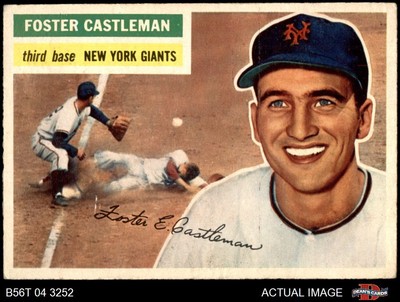 1956 Topps #271 Foster Castleman Giants 4.5 - VG/EX+ | eBay