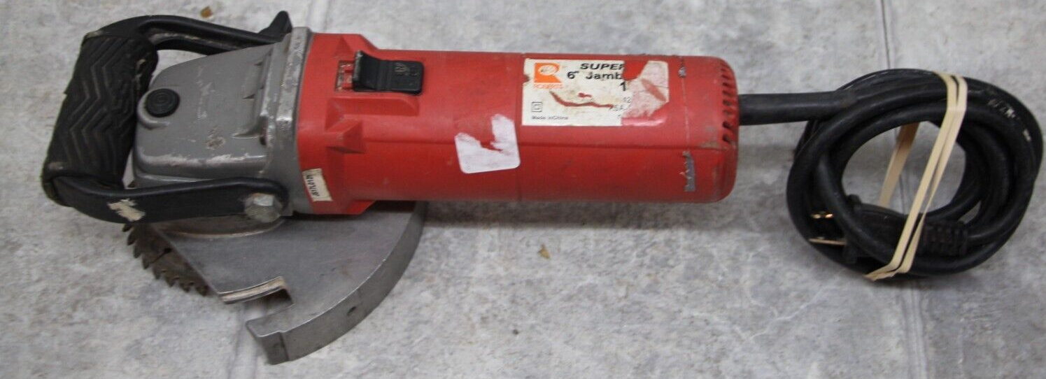 ROBERTS Undercut Super Six Jamb Saw, 110V, 60 Hz, 5.8 Amp, 10,000 RPM ...