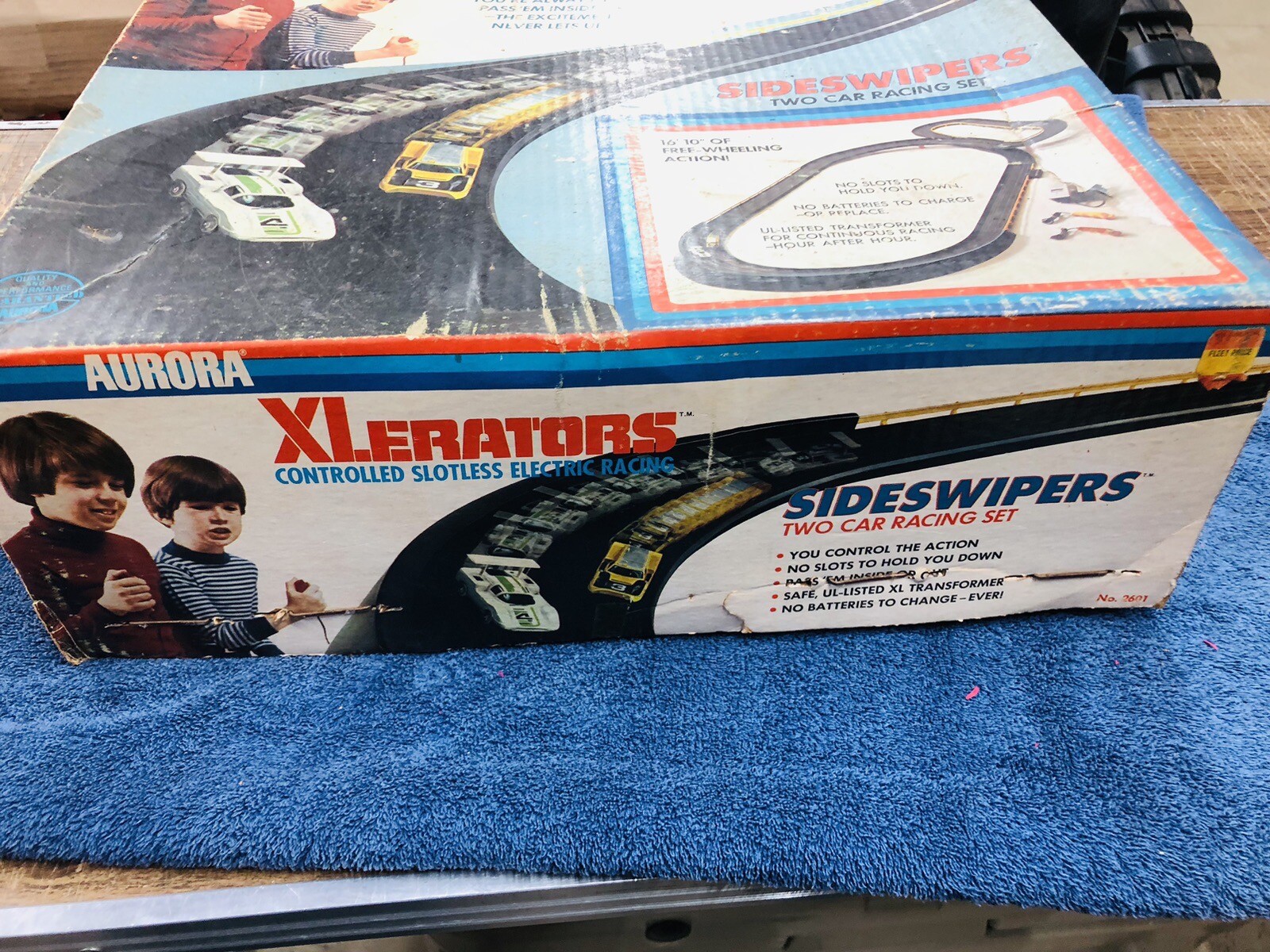 Vintage Aurora Xlerators Controlled Slotless Electric Race Set. | eBay