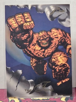 1994 Marvel Universe Flair #1 The Thing Origin of the Fantastic Four | eBay