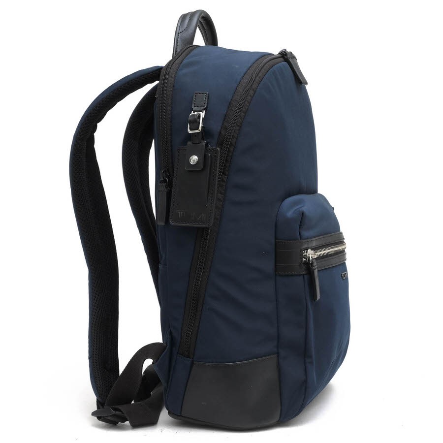 TUMI Backpack TUMI 66708NVYO High-Density Nylon Cowhide Daypack Unisex ...