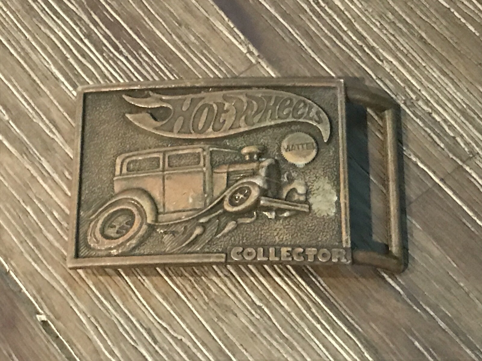 VINTAGE 1978 **MATTEL HOT WHEELS COLLECTOR** BELT BUC… - Gem